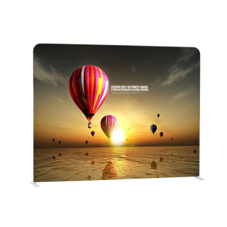 Custom full color straight tension fabric digital green screen fabric ...