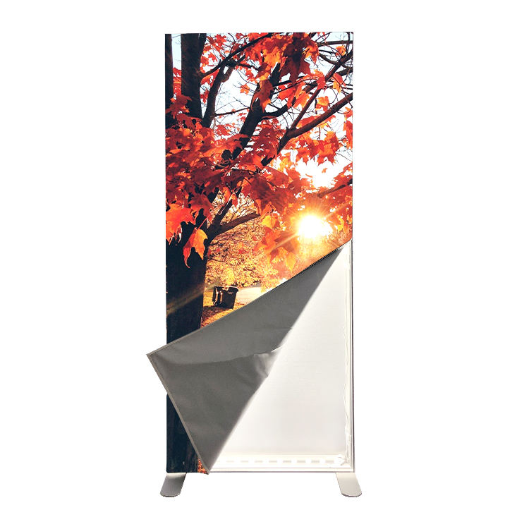 Aluminum high resolution seg led frameless fabric lightbox frame