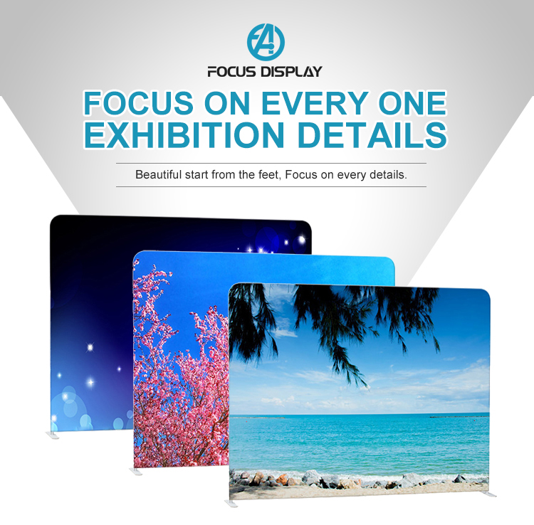 360 Aluminum Frame tension fabric backdrop sublimation printing tension ...