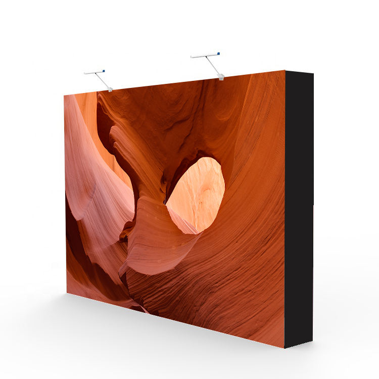 3x3 Straight Shaped pop up display exhibition stand portable exhibition ...